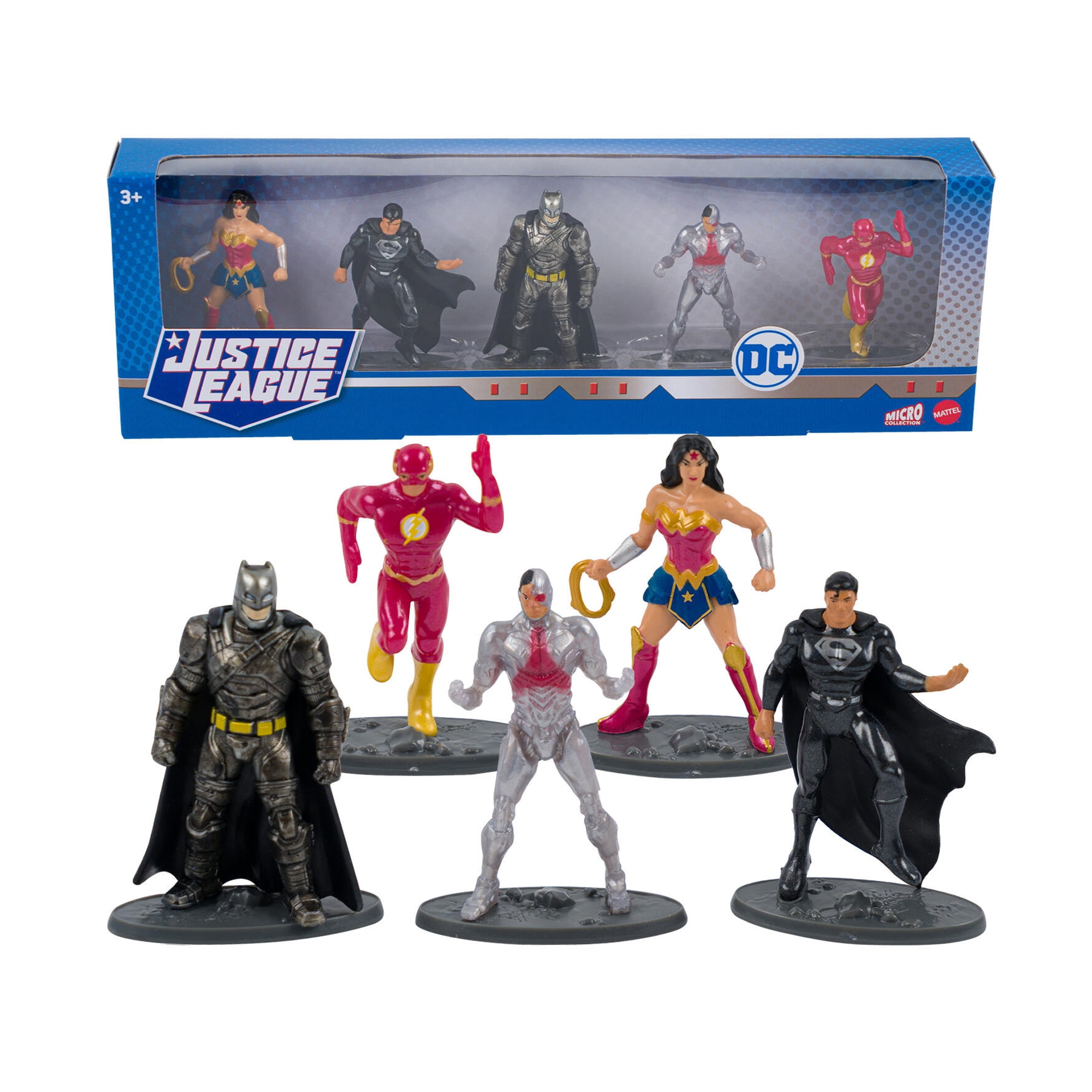 Mattel Micro Collection DC Justice League Collectors 5 Pack Figure Set ...
