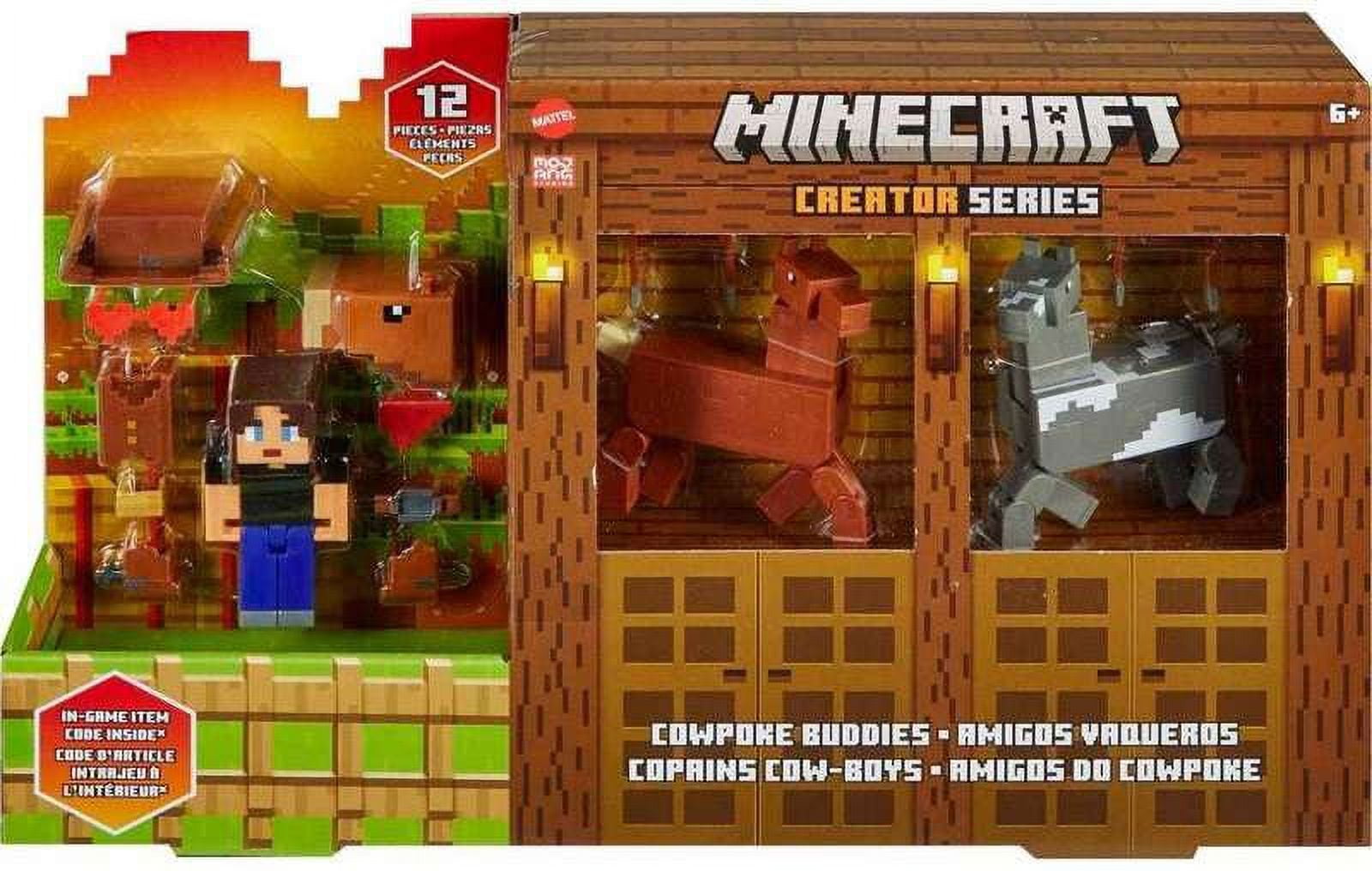 Minecraft Creator Series Cowpoke Buddies Horse Mini Figurine Set ...