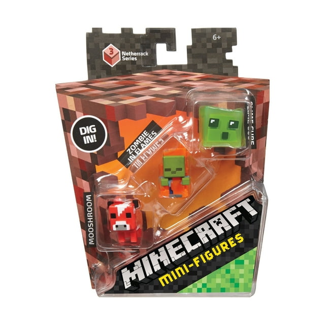 Mattel Minecraft Mini 3-pk Asrt - Walmart.com