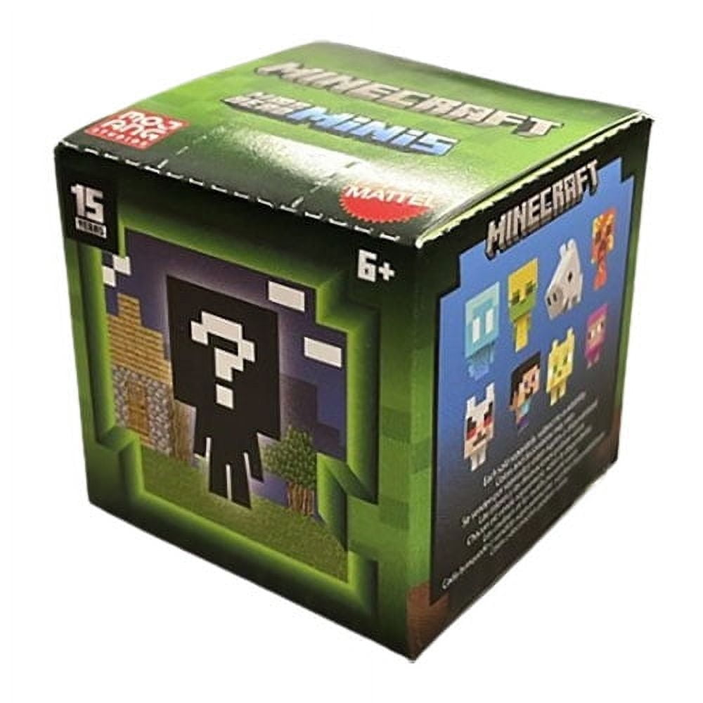 Mattel - Minecraft Mob Head Mini Boxed Figures - BLIND BOX [1 random ...