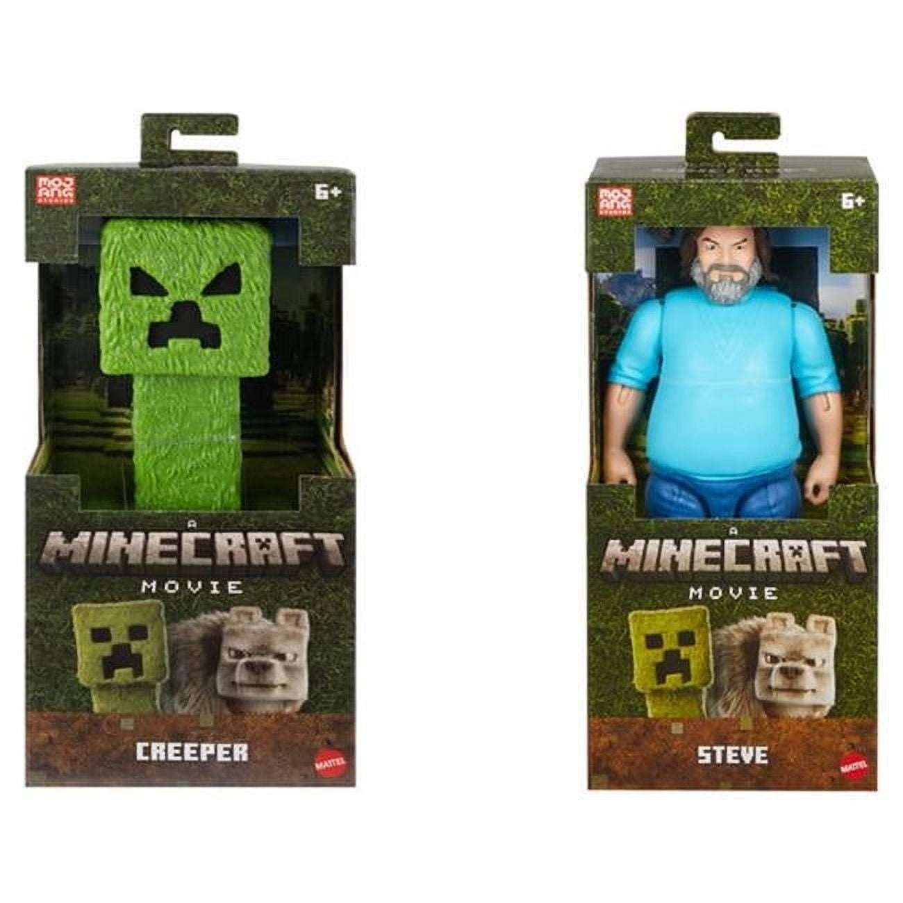 Mattel MTTJFR65 Minecraft - Movie Large Assortment Figure - Pack of 2 ...
