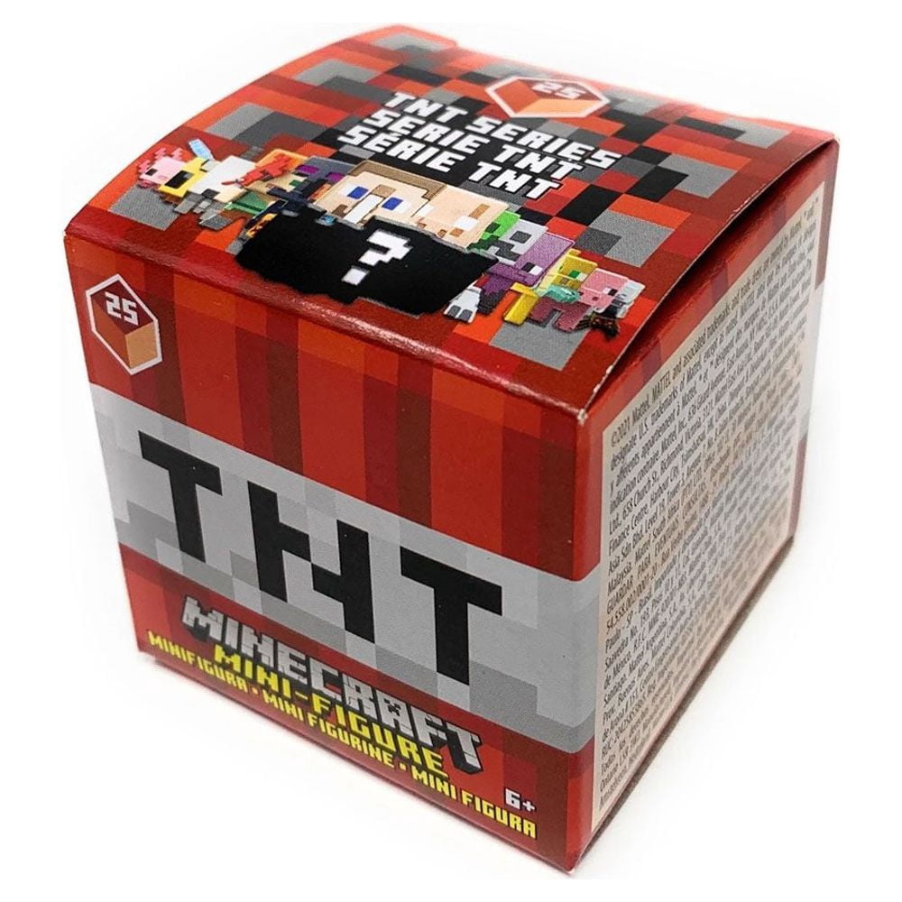 Mattel - Minecraft TNT Series 25 Mini Figure - MYSTERY BLIND BOX (1 ...