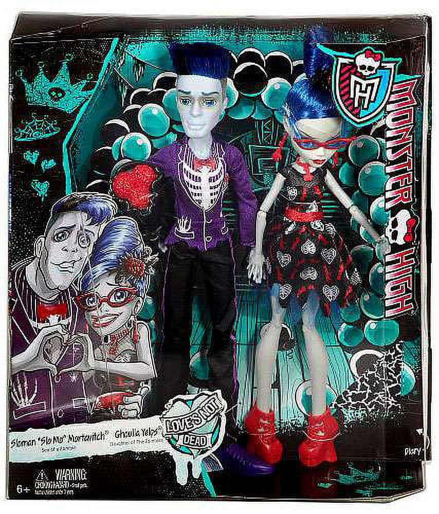 Mattel Monster High Ghoulia Yelps & Sloman "Slo Mo" Mortavitch Dolls 2 ...
