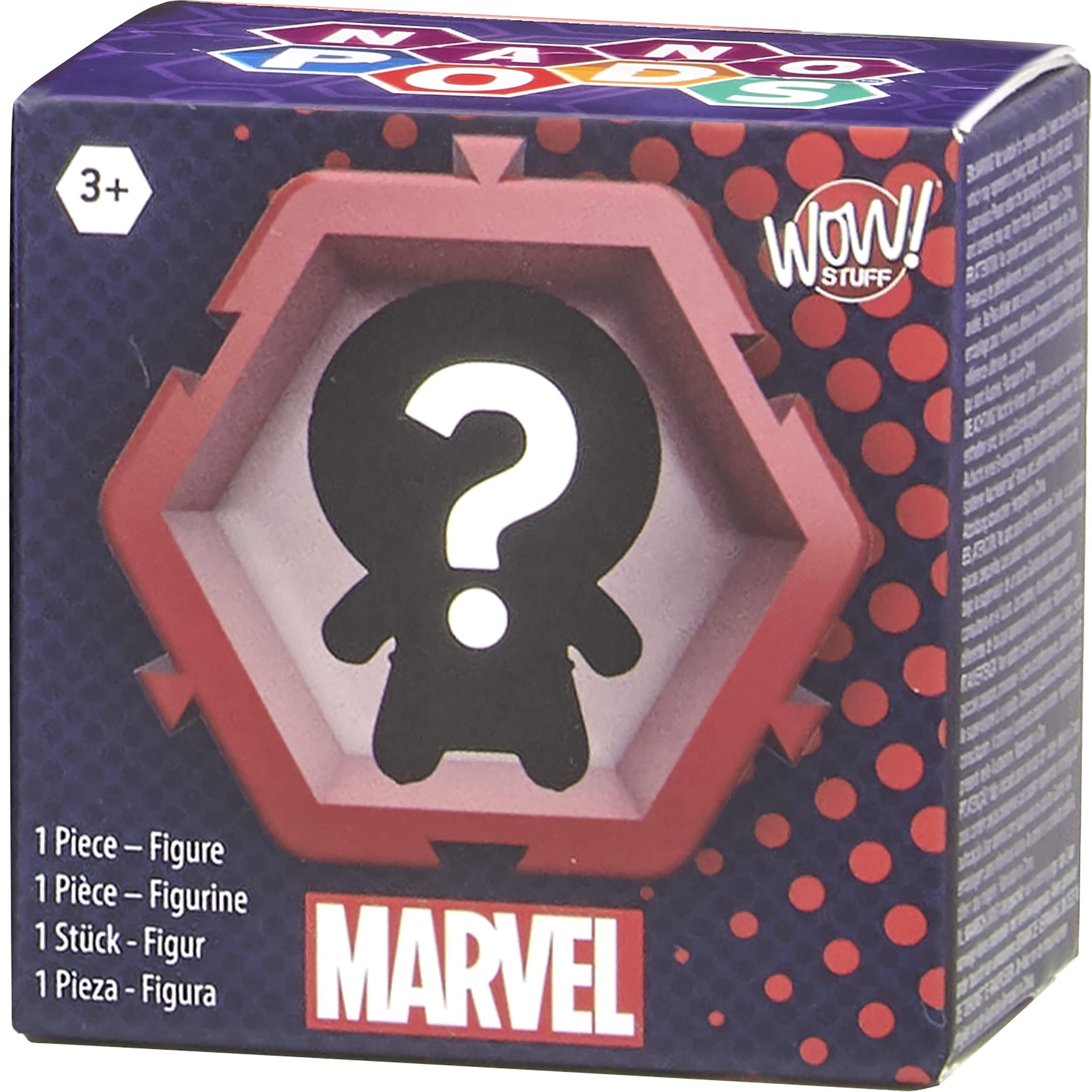 Mattel ?Nano PODS Connectable Collectable Marvel Surprise Toy Character Figures Inside Attached ...