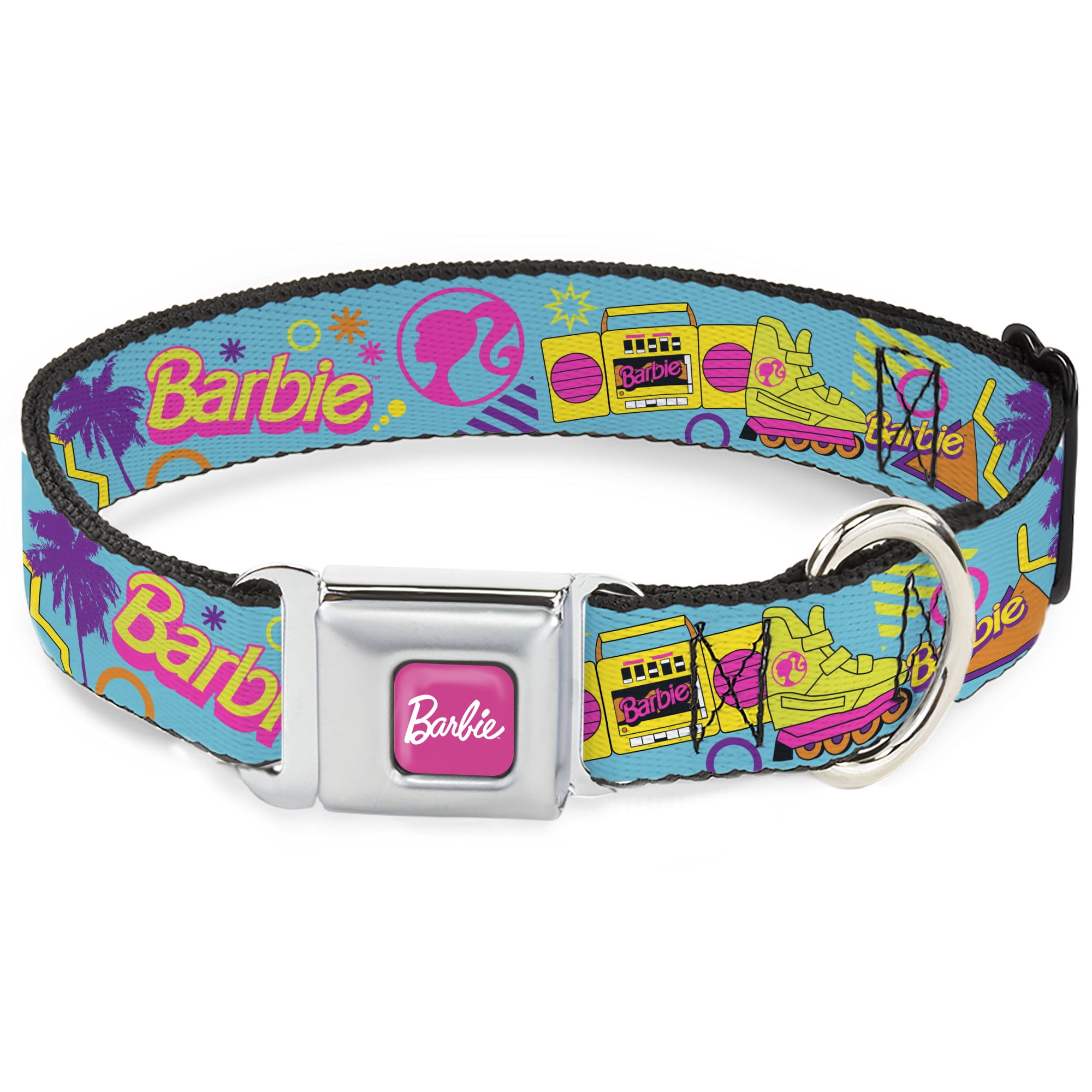 Mattel Pet Collar, Dog Collar Metal Seatbelt Buckle, Barbie Eighties ...