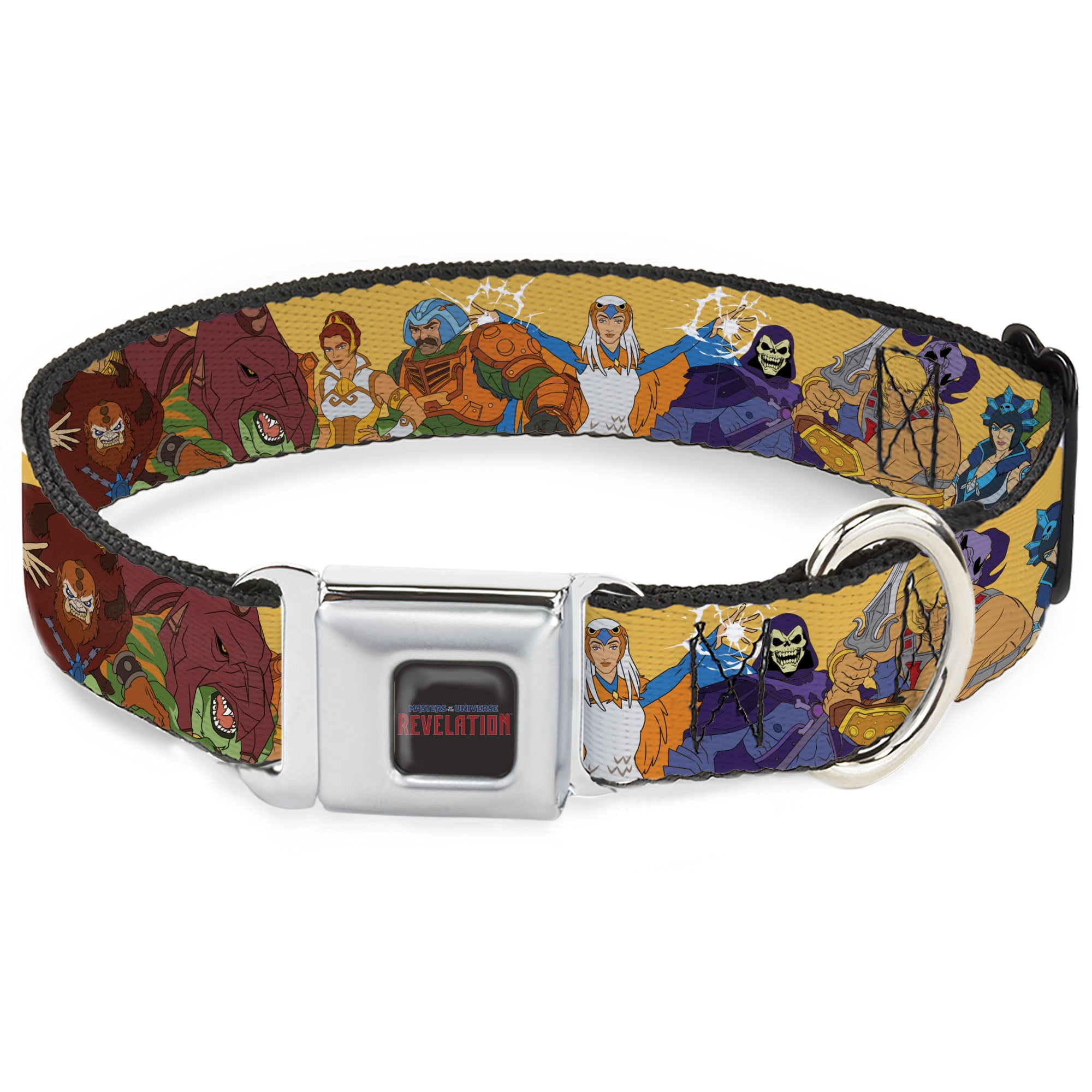 Mattel Pet Collar, Dog Collar Metal Seatbelt Buckle, MOTU Revelation ...