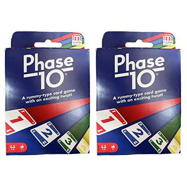 Mattel Phase 10 2-Pack Combo Card Game - Walmart.com