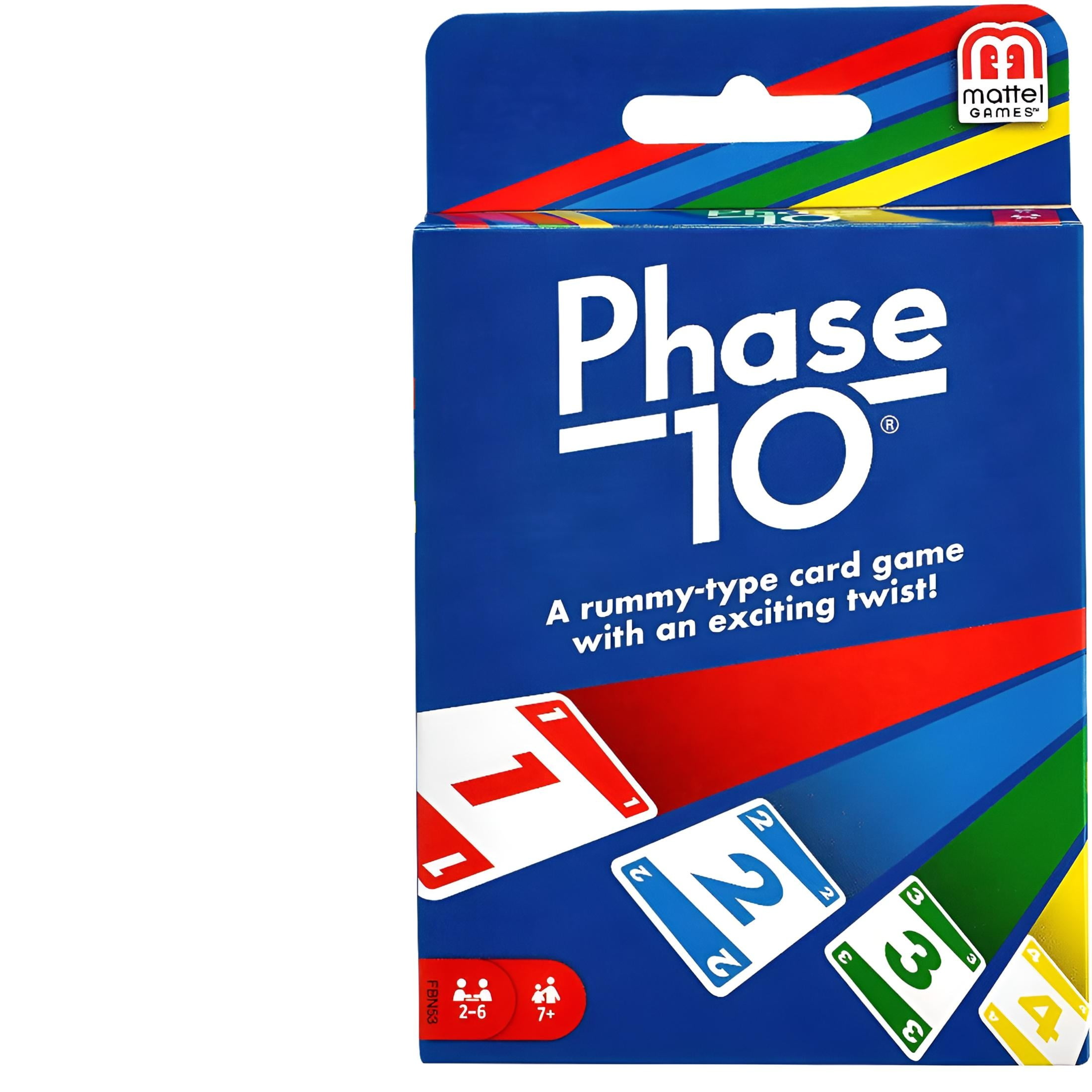 Mattel Phase 10 Card Game 2-Pack Combo - Ten Phase Playing Deck with ...