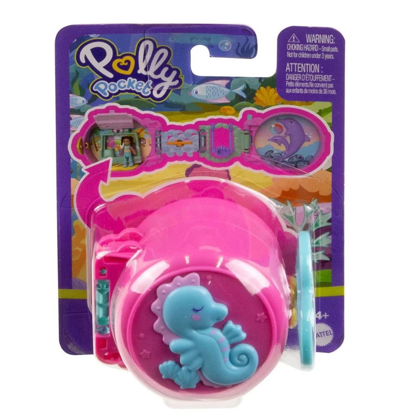 Mattel Polly Pocket Ocean Compact Playset - Walmart.com