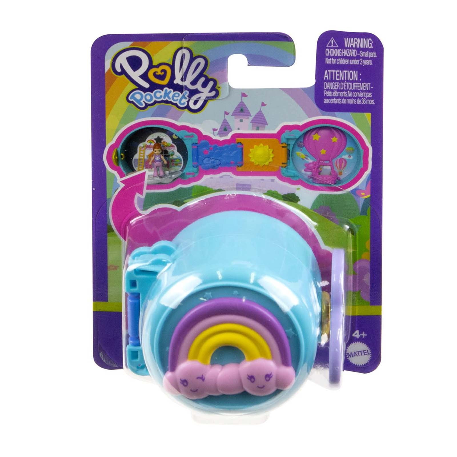 Mattel Polly Pocket Rainbow Compact Playset - Walmart.com