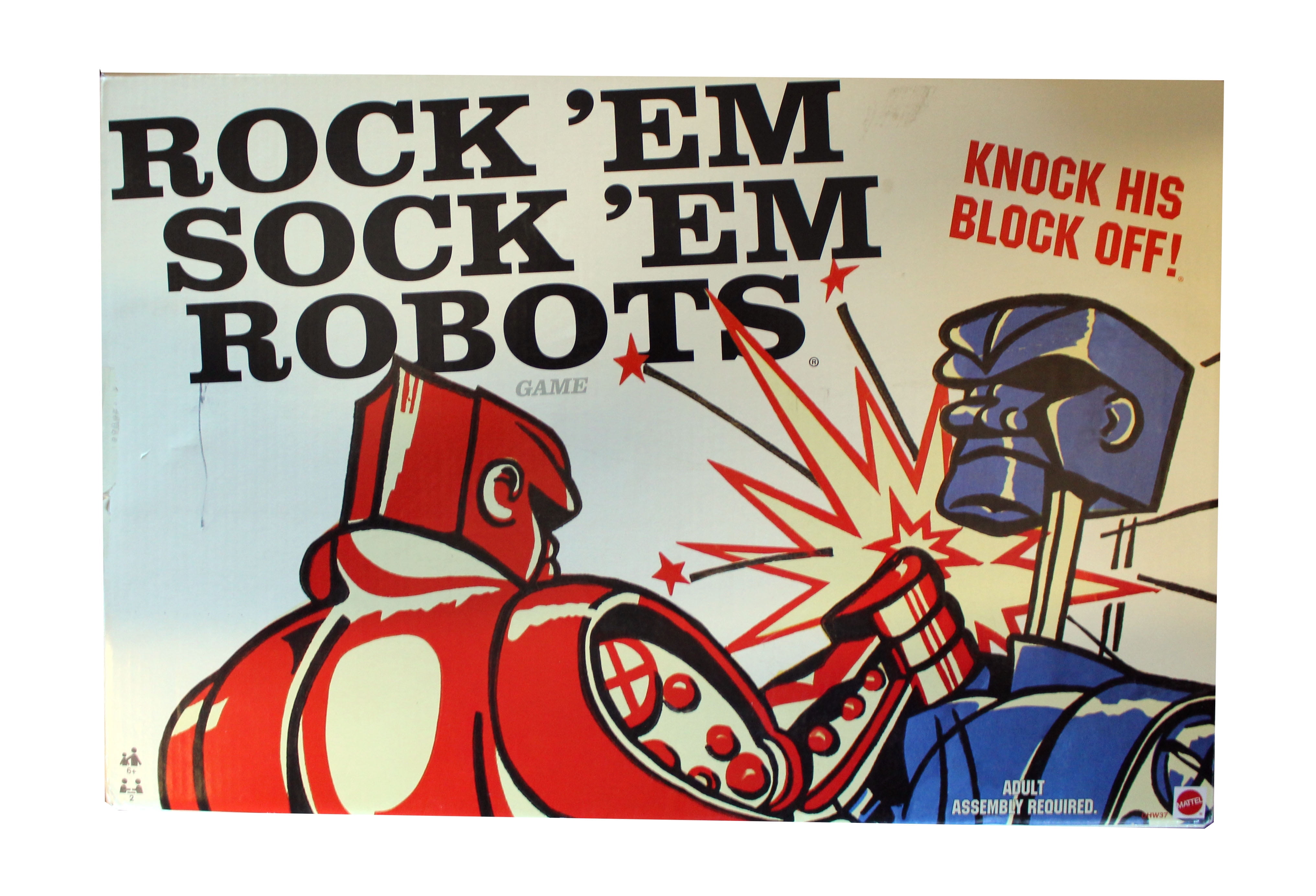 Mattel Retro Rockem Sockem Robots Game - Walmart.com