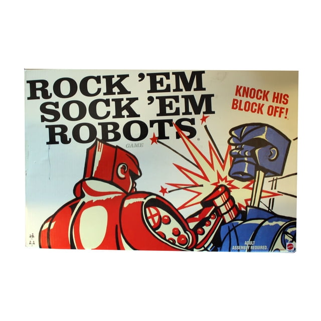 Mattel Retro Rockem Sockem Robots Game - Walmart.com