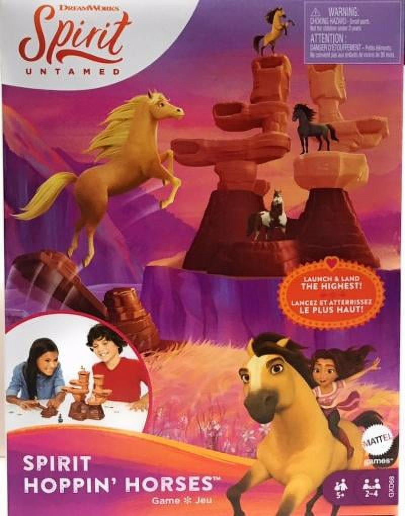 Mattel Spirit Untamed Hoppin’ Horses Kids Game Horse Launcher Game With ...