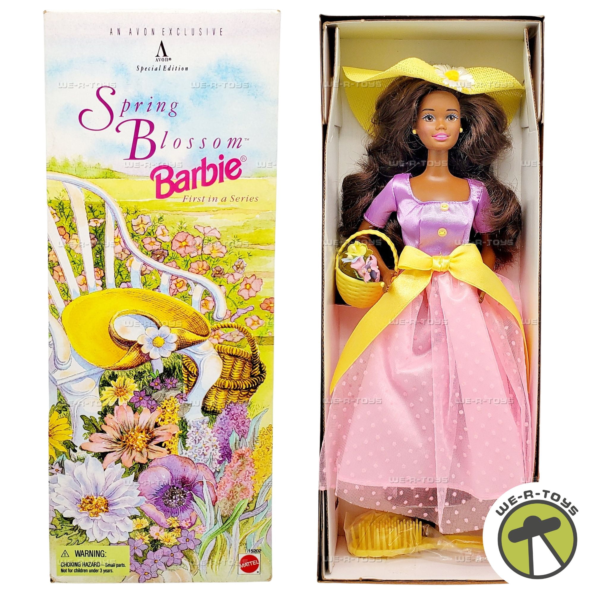 Spring Blossom Barbie African American 1995 Mattel 15202 - Walmart.com