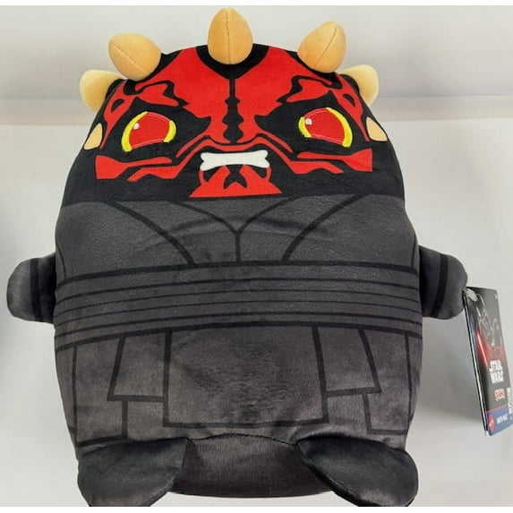 Mattel Star Wars Cuutopia Plush Figure, 10-inch Darth Maul Soft Rounded ...