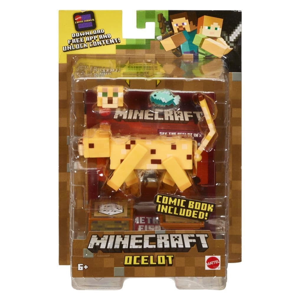 Mattel Toys, Minecraft 3.25 Comic Mode Figure Asst - Walmart.com