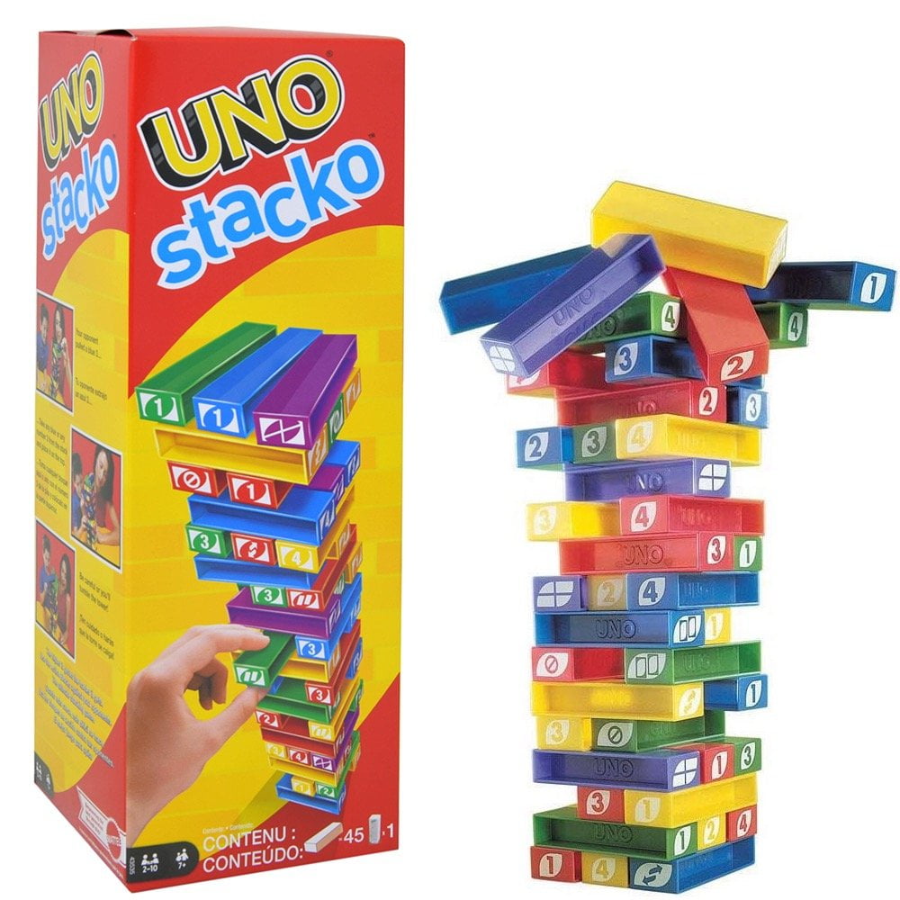 Mattel Uno Stacko Game DDC - Walmart.com