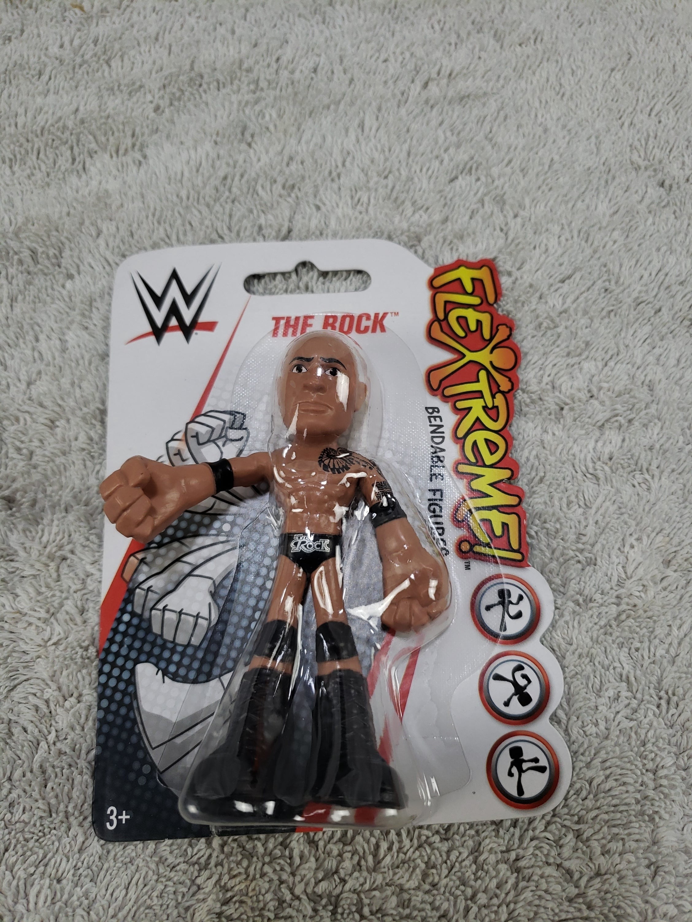Mattel WW Extreme Bendable Figure The Rock for 3+ - Walmart.com