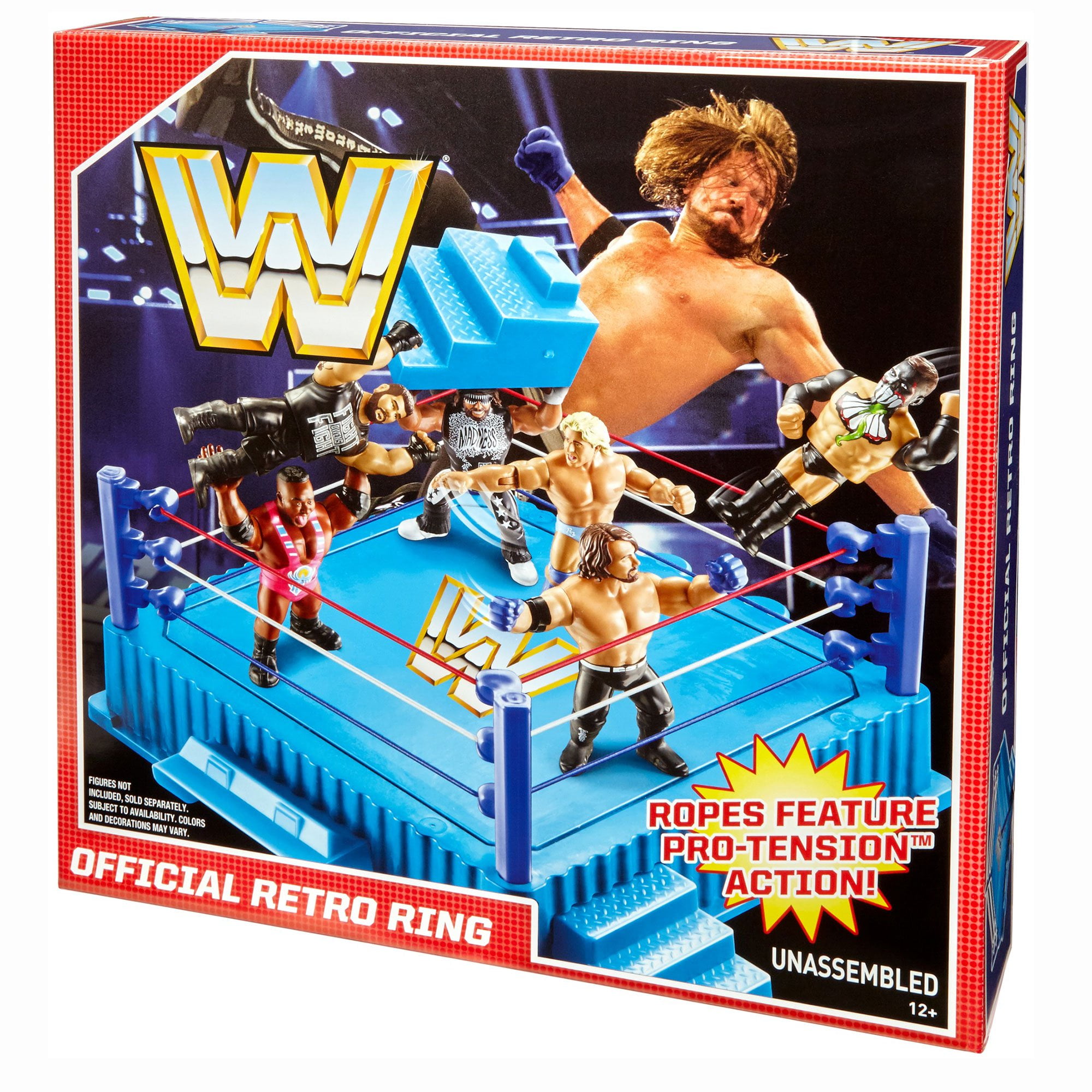 Mattel WWE Retro Wrestling Ring Action Figure Sets - Walmart.com