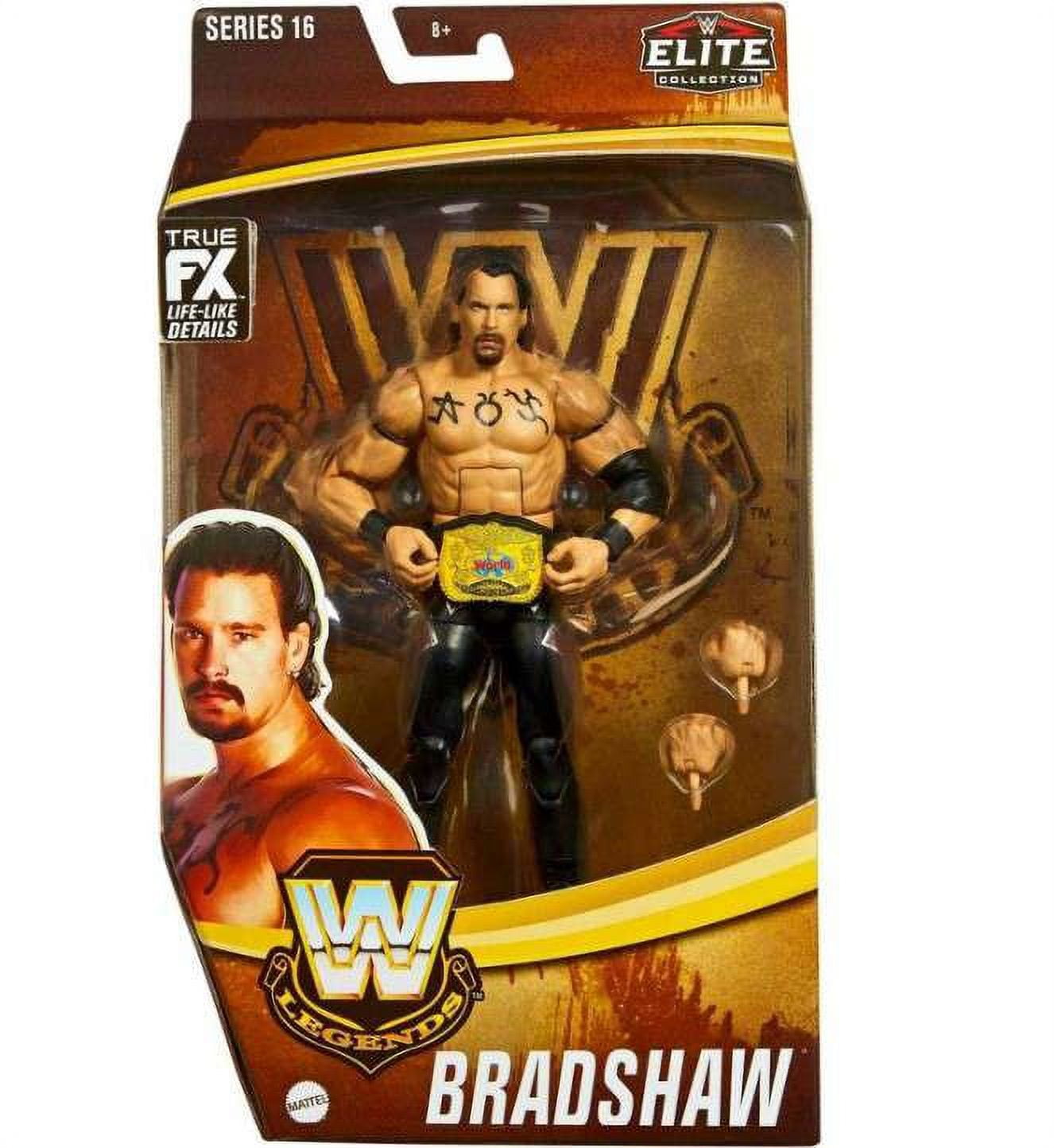 WWE 6-Inch Bradshaw Wrestler Toy - Legends Series 16 Action Figure ...