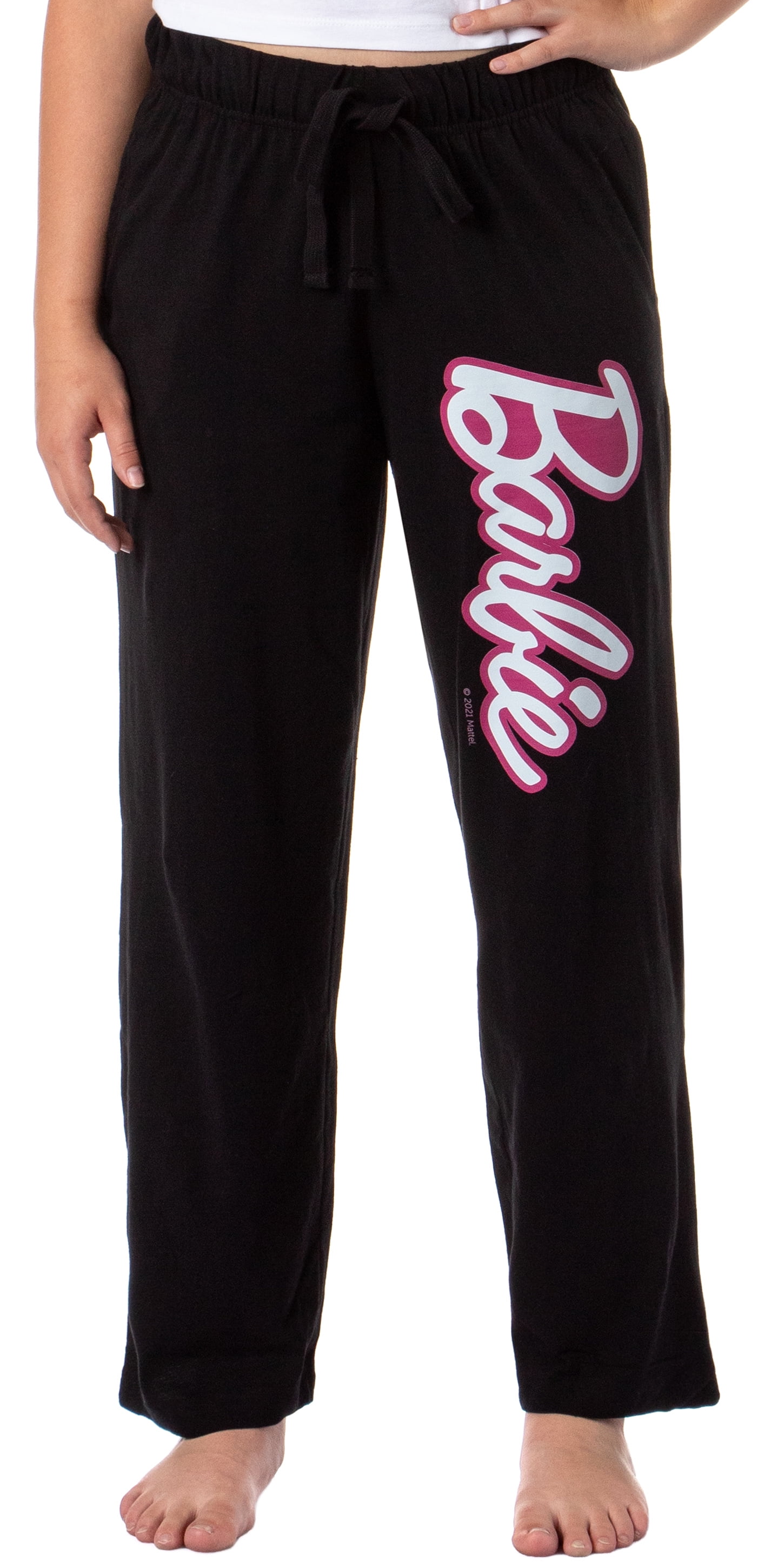 Mattel Womens' Classic Barbie Logo Icon Print Sleep Pajama Pants ...