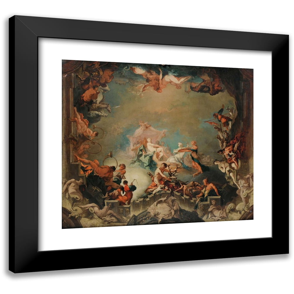 Matteo Bonechi 14x12 Black Modern Framed Museum Art Print Titled ...
