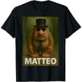 Matteo Brainrot Mateo Italian Brainrot Meme Mateooo Matteooo T-Shirt ...