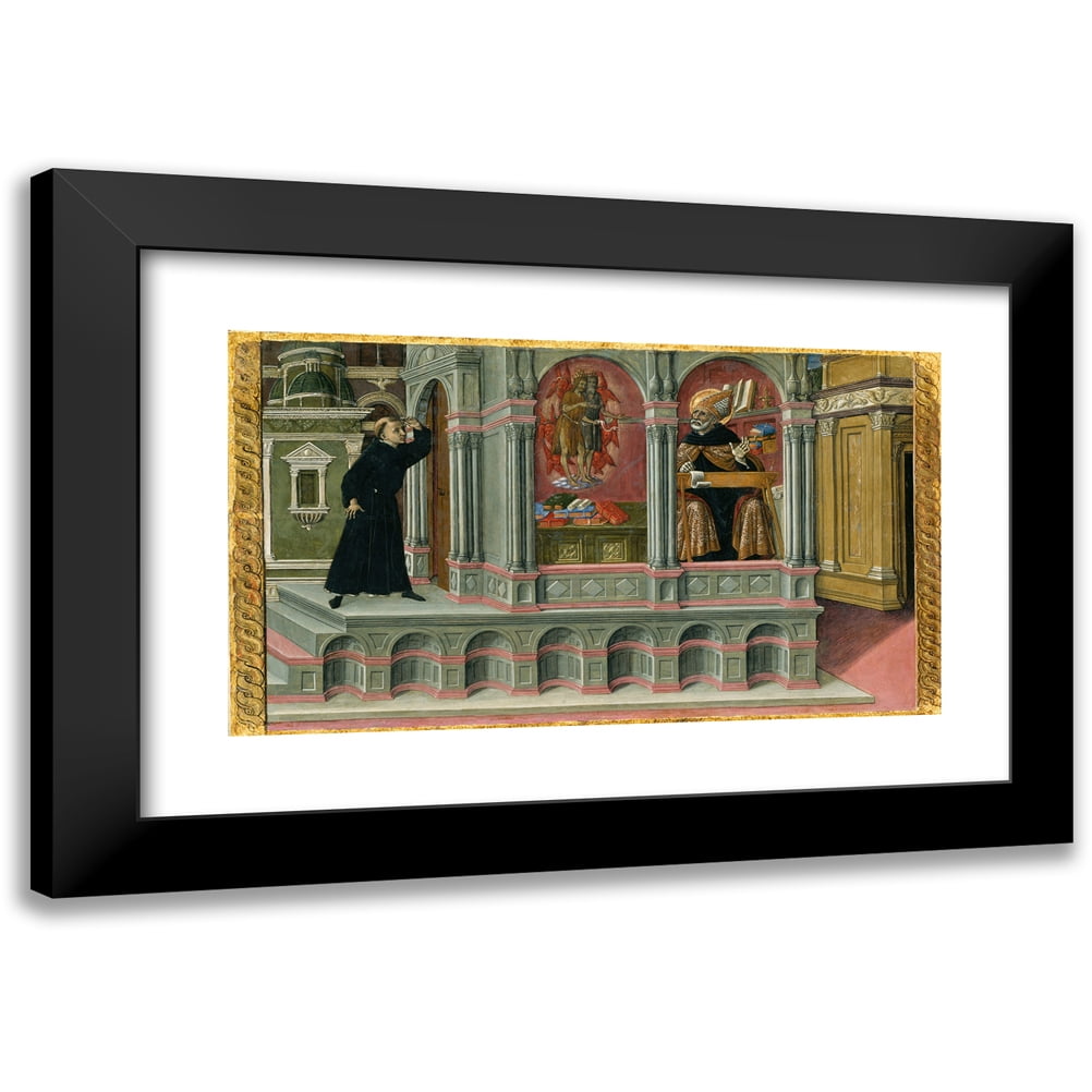 Matteo di Giovanni 18x12 Black Modern Framed Museum Art Print Titled ...
