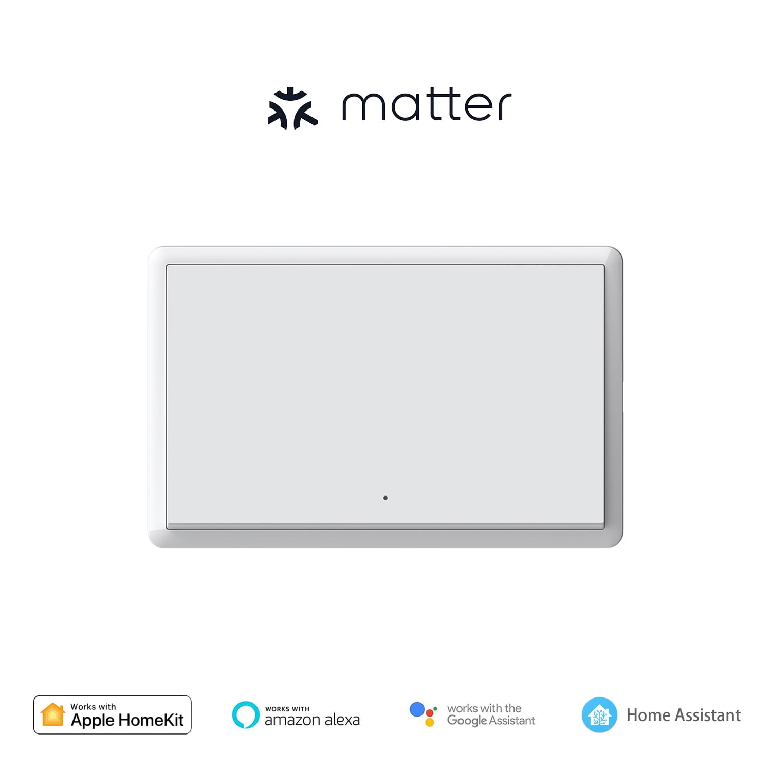 Matter Smart Wall Switch, 118mm Wall Switch, Work with Apple Homekit ...