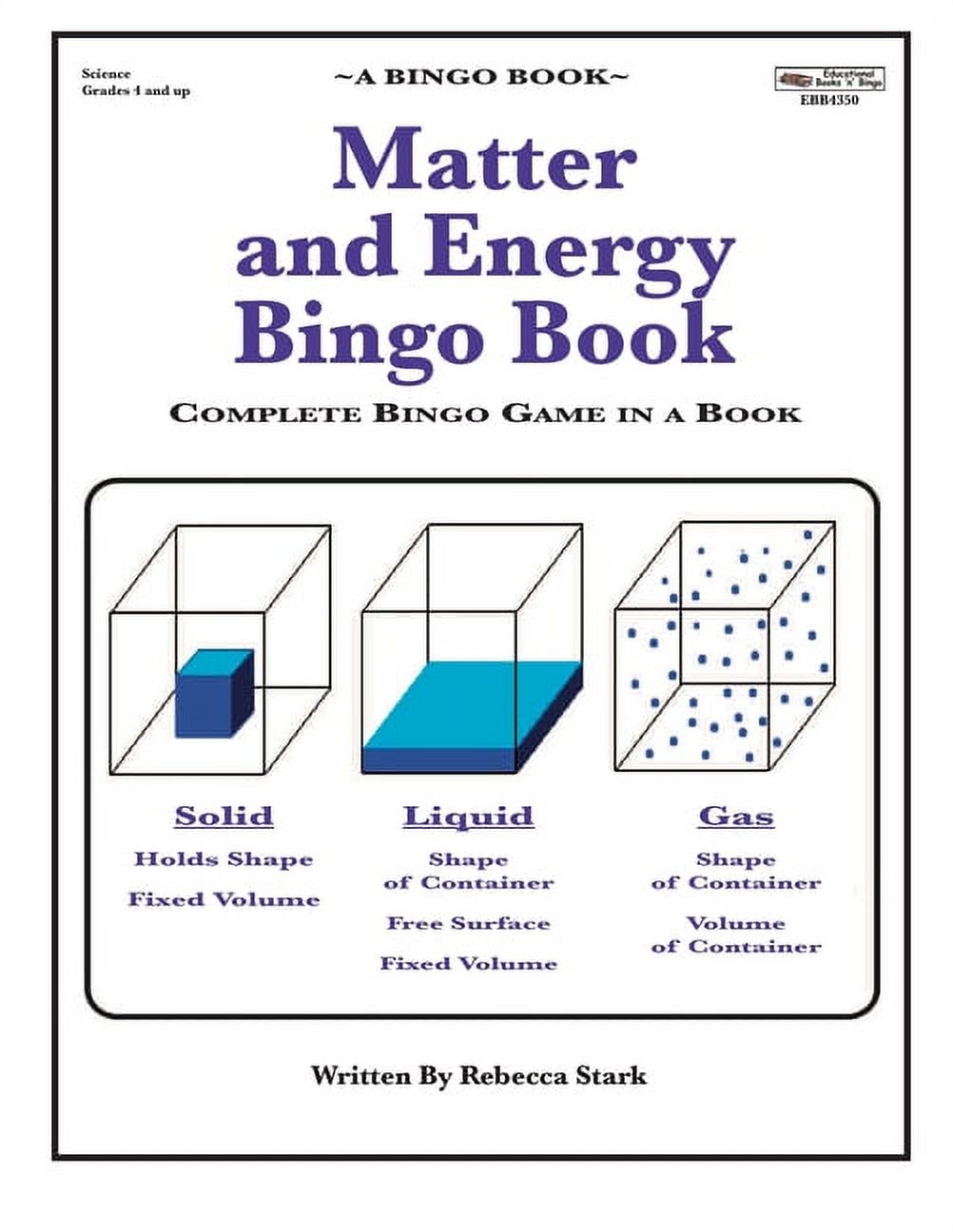 Matter and Energy Bingo Book: Complete Bingo Game In A Book (Bingo ...