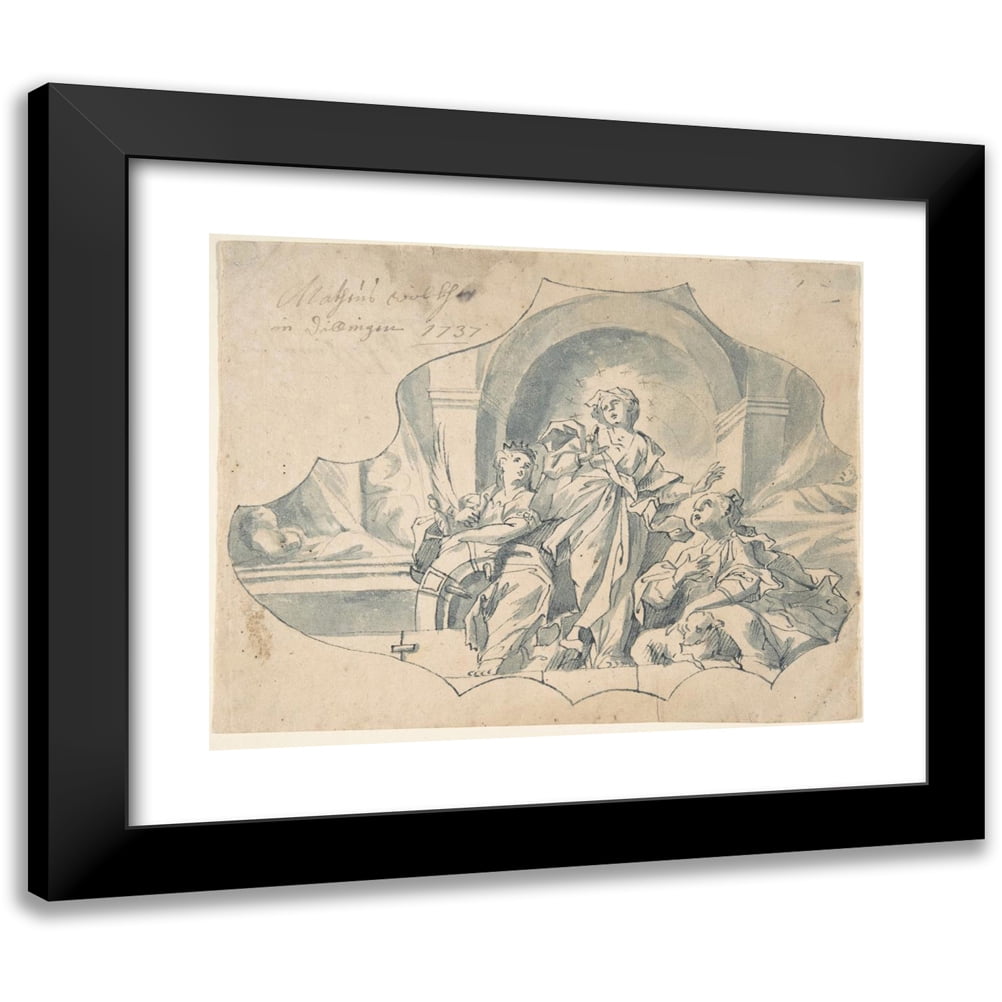 Matthais Wolcker 18x15 Black Modern Framed Museum Art Print Titled ...