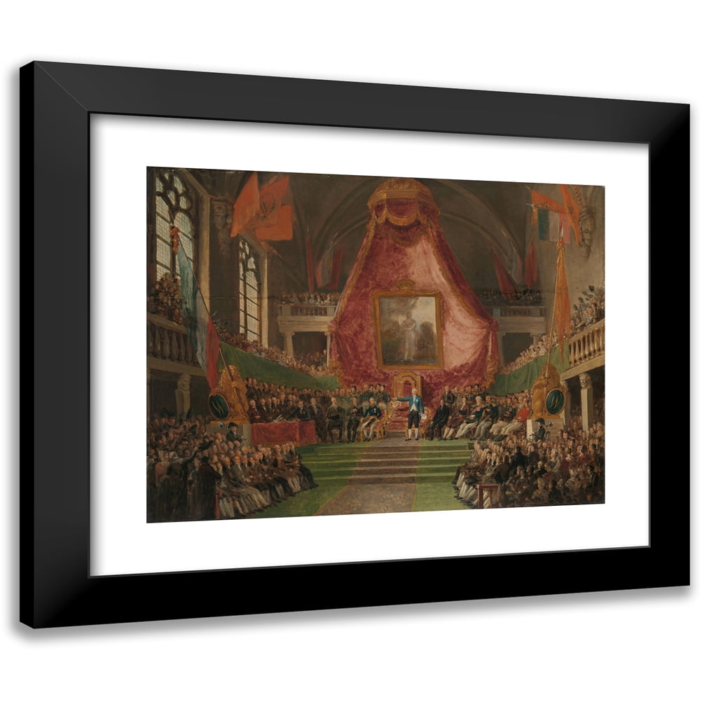 Mattheus Ignatius van Bree 14x12 Black Modern Framed Museum Art Print ...