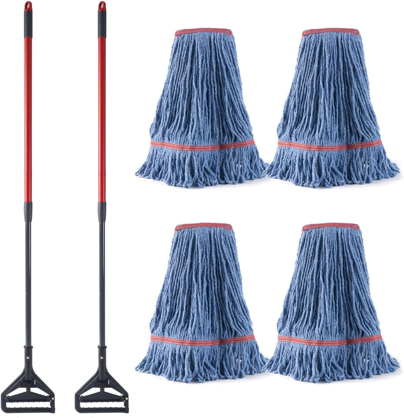 Matthew 2 Set Commercial & Residential Heavy Duty Industrial Mop With ...