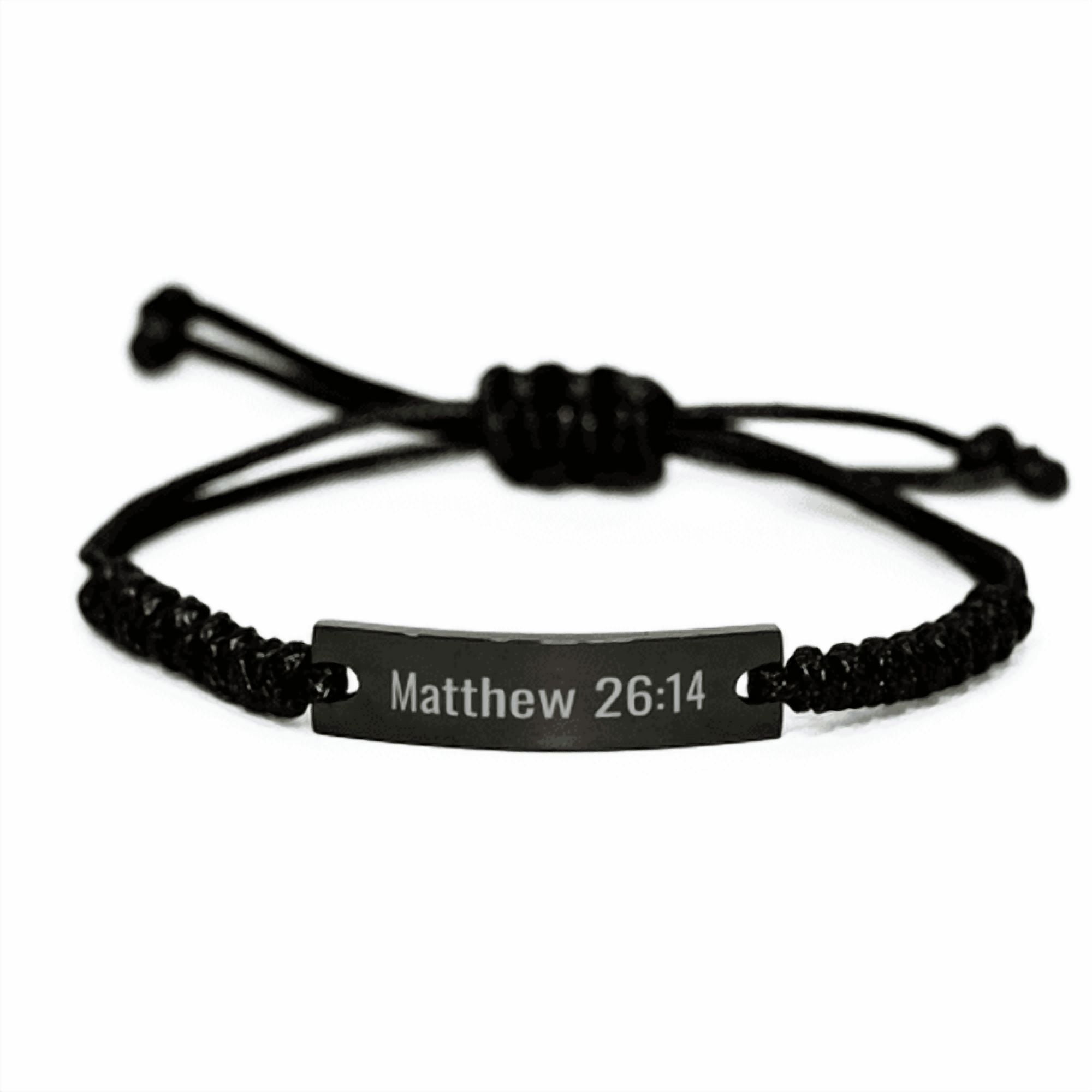Matthew 26 14 Bracelet Matthew 26:14 Gift Bible Verse Scripture ...