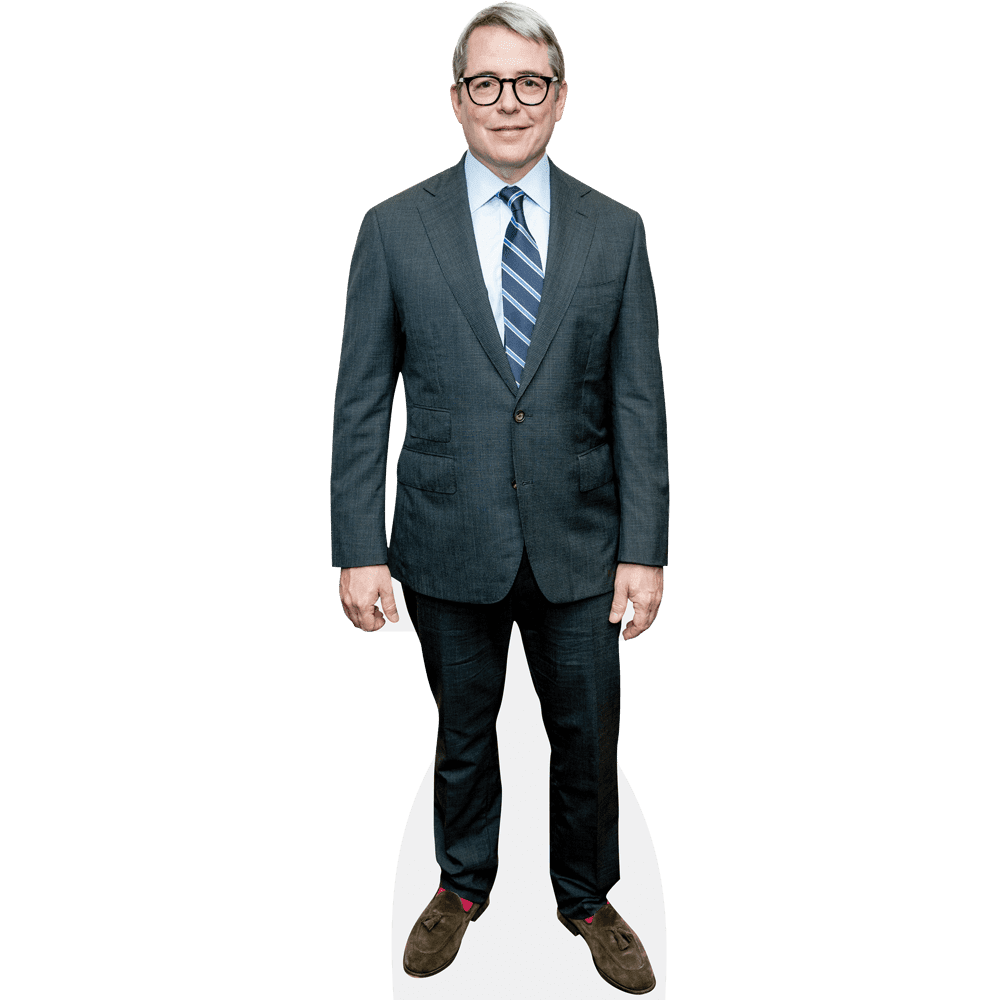Matthew Broderick (Blue Tie) Mini Cardboard Cutout Standee - Walmart.com