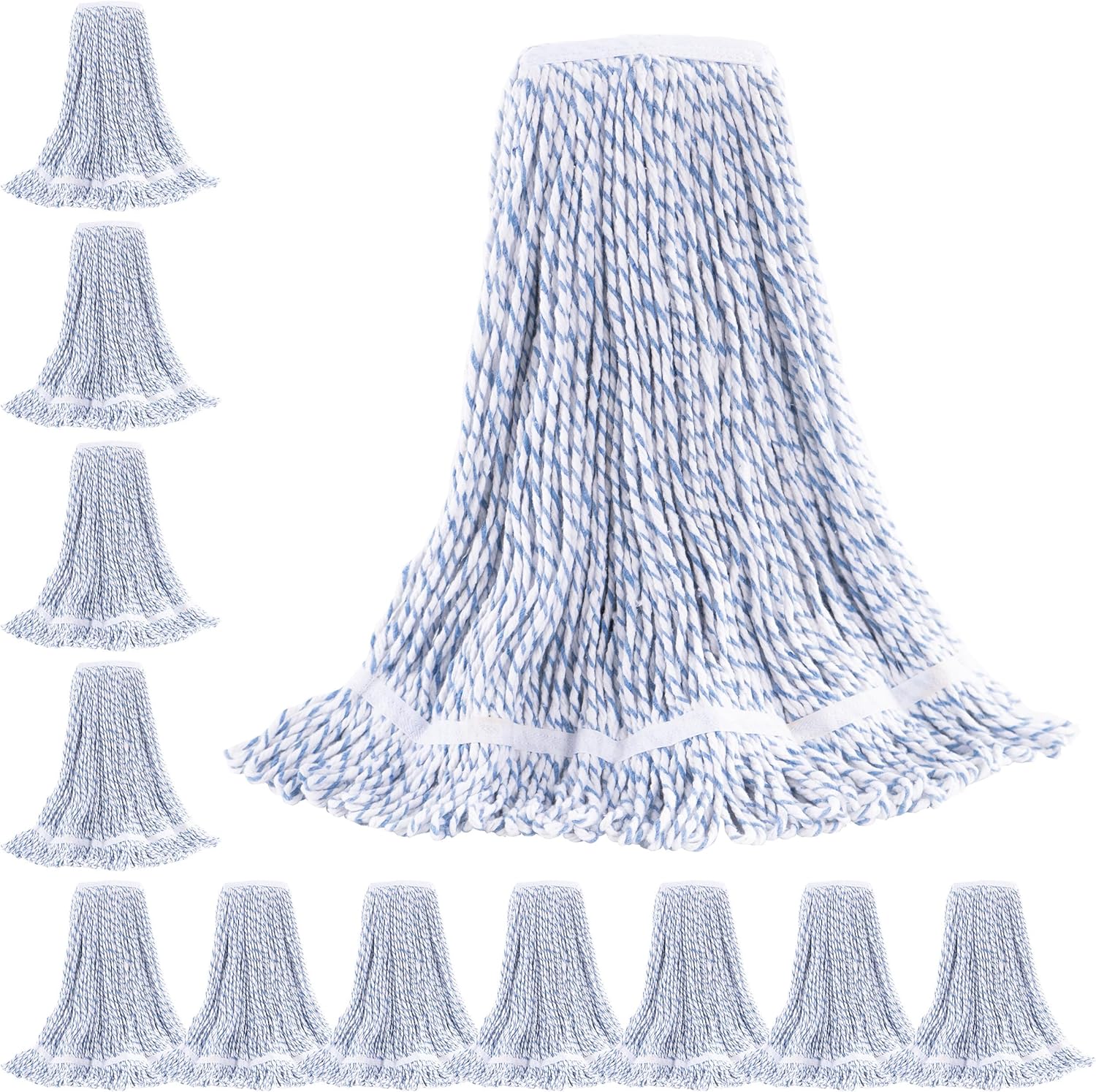 Matthew Cleaning Heavy Duty Mop Head Replacement – Commercial Cotton ...