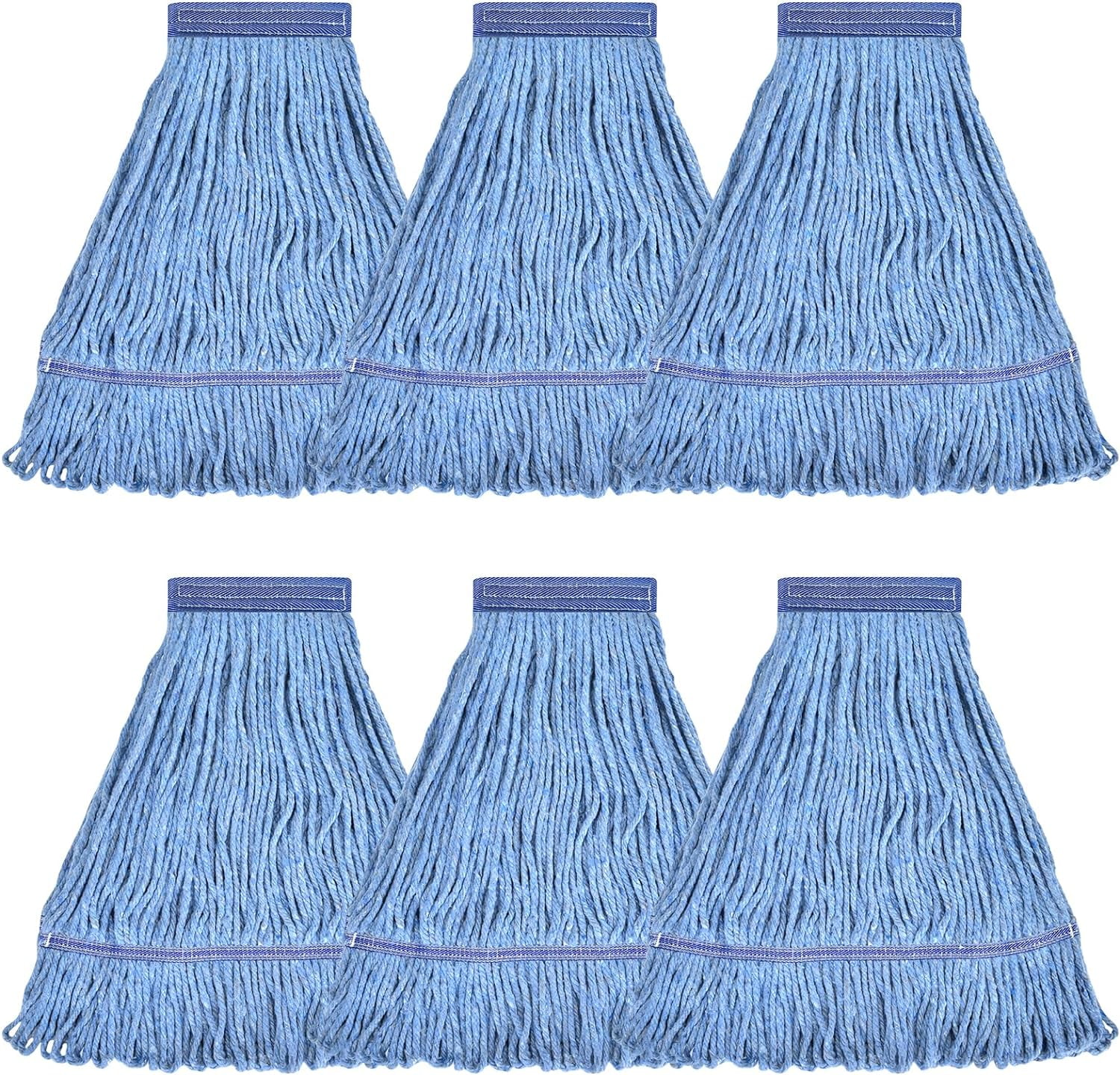 Matthew Cleaning Looped-End Mop Head Replacement – Heavy Duty ...