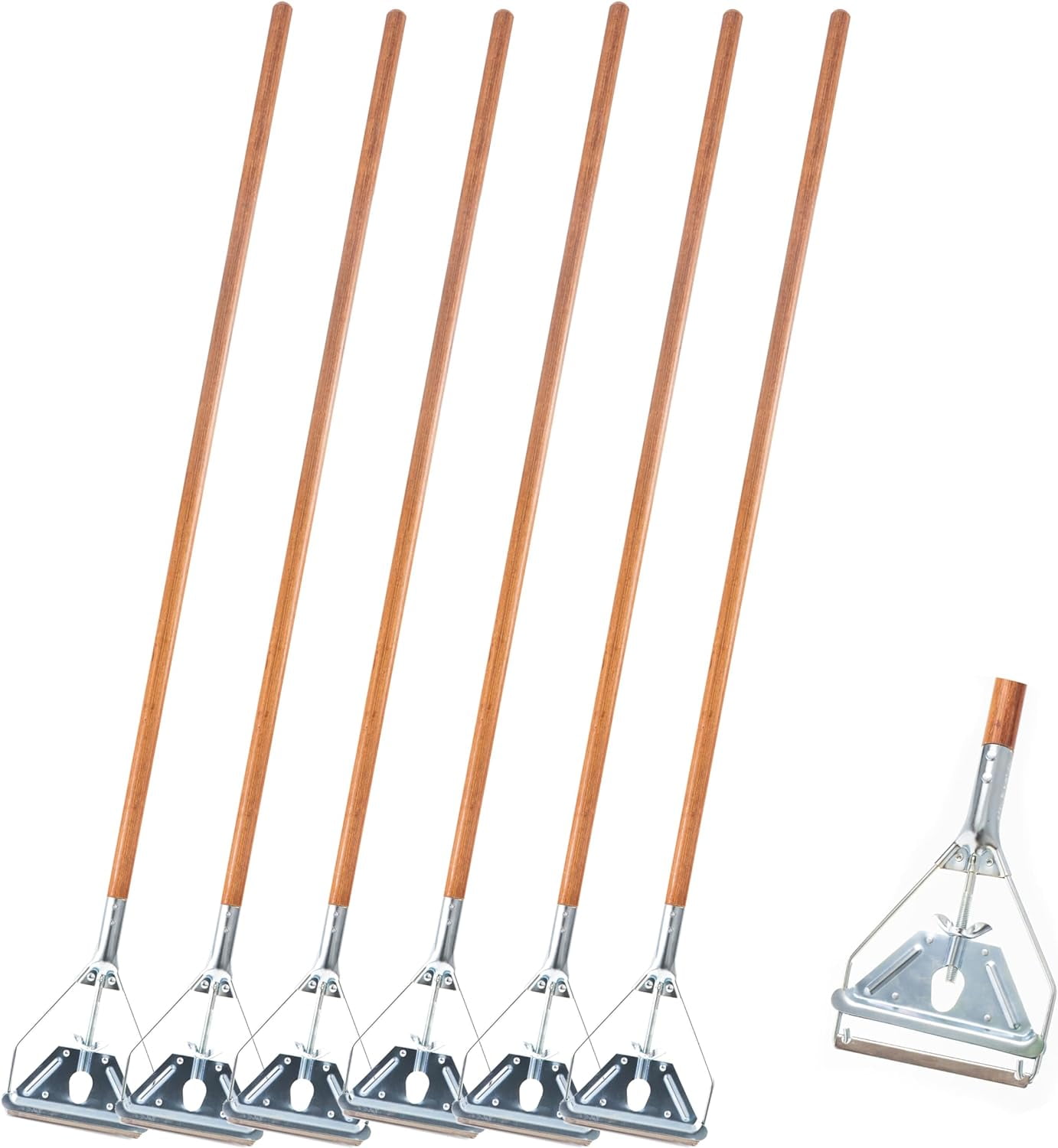 Matthew Cleaning Quick Change Commercial Metal Frame Mop Handle and Up ...