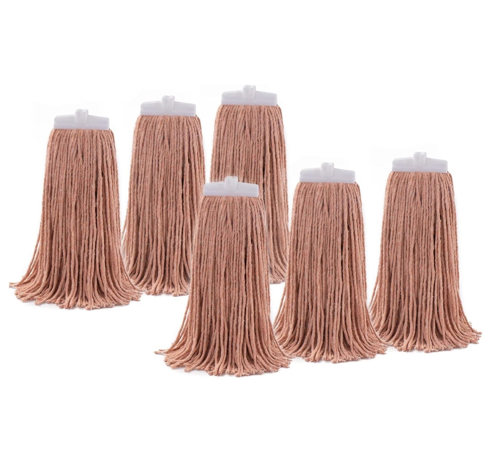 Matthew Cleaning Screw-on Heavy Duty Cotton Wet Mop Replacement Heads ...