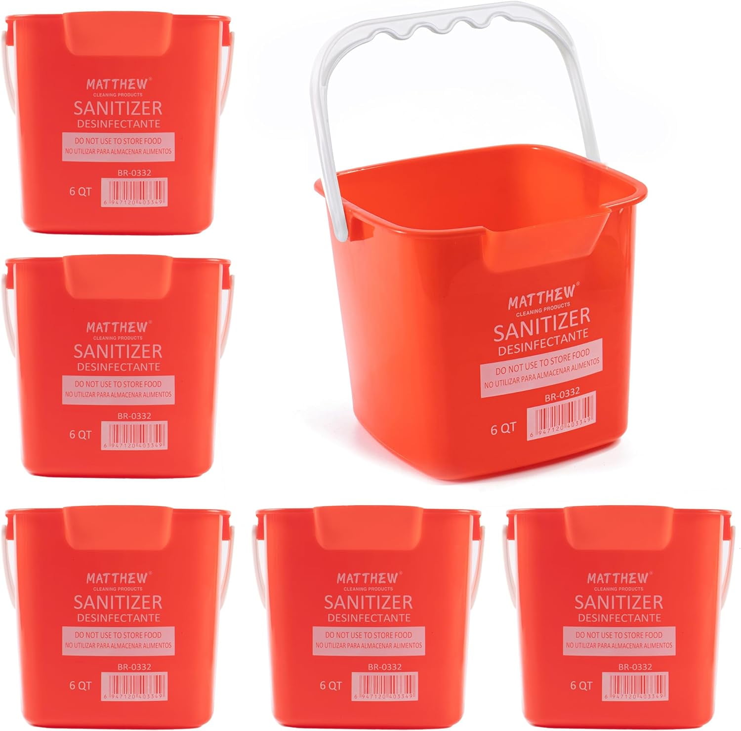Matthew Detergent And Sanitizing Cleaning Bucket Plastic Pail ...