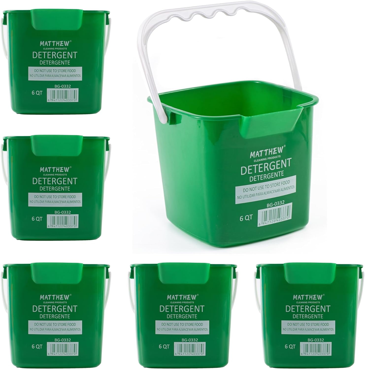 Matthew Detergent And Sanitizing Cleaning Bucket Plastic Pail ...