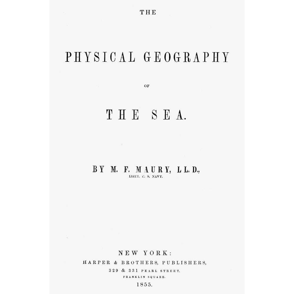 Matthew Fontaine Maury N(1806-1873). American Naval Officer And ...
