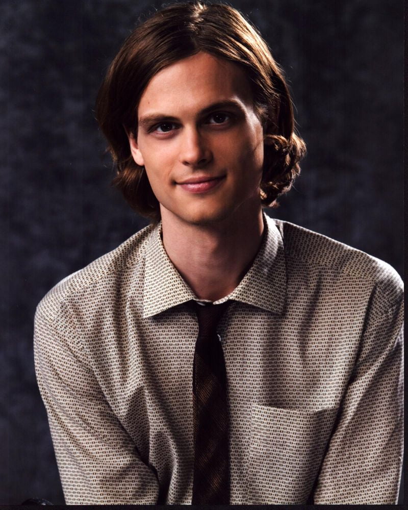Matthew Gray Gubler Close Up In Brown Patterned Shirt For Criminal Minds Photo Print (8 x 10 ...