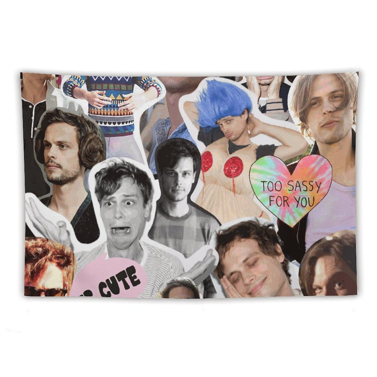 Matthew Gray Gubler Rapper Hip Hop Music Tapestry 60"x90" Home ...