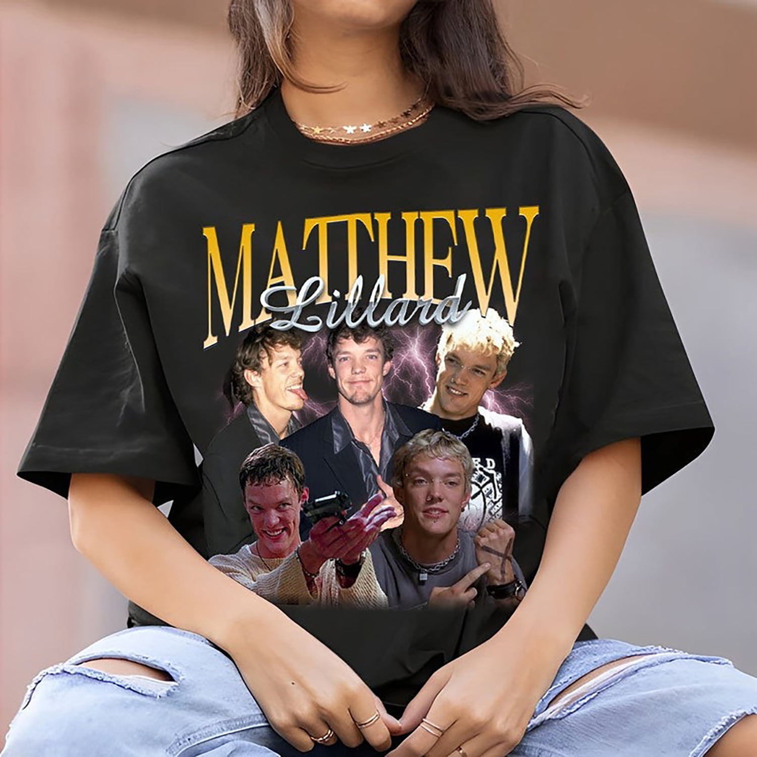 Matthew Lillard Vintage Graphic 90s Tshirt, Actor Homage Graphic T ...