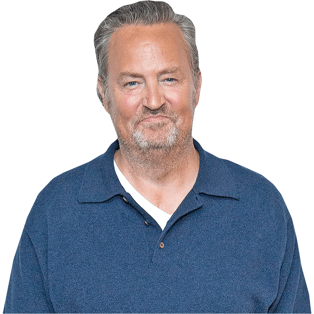 Matthew Perry (Blue Top) Half Body Buddy Cutout - Walmart.com