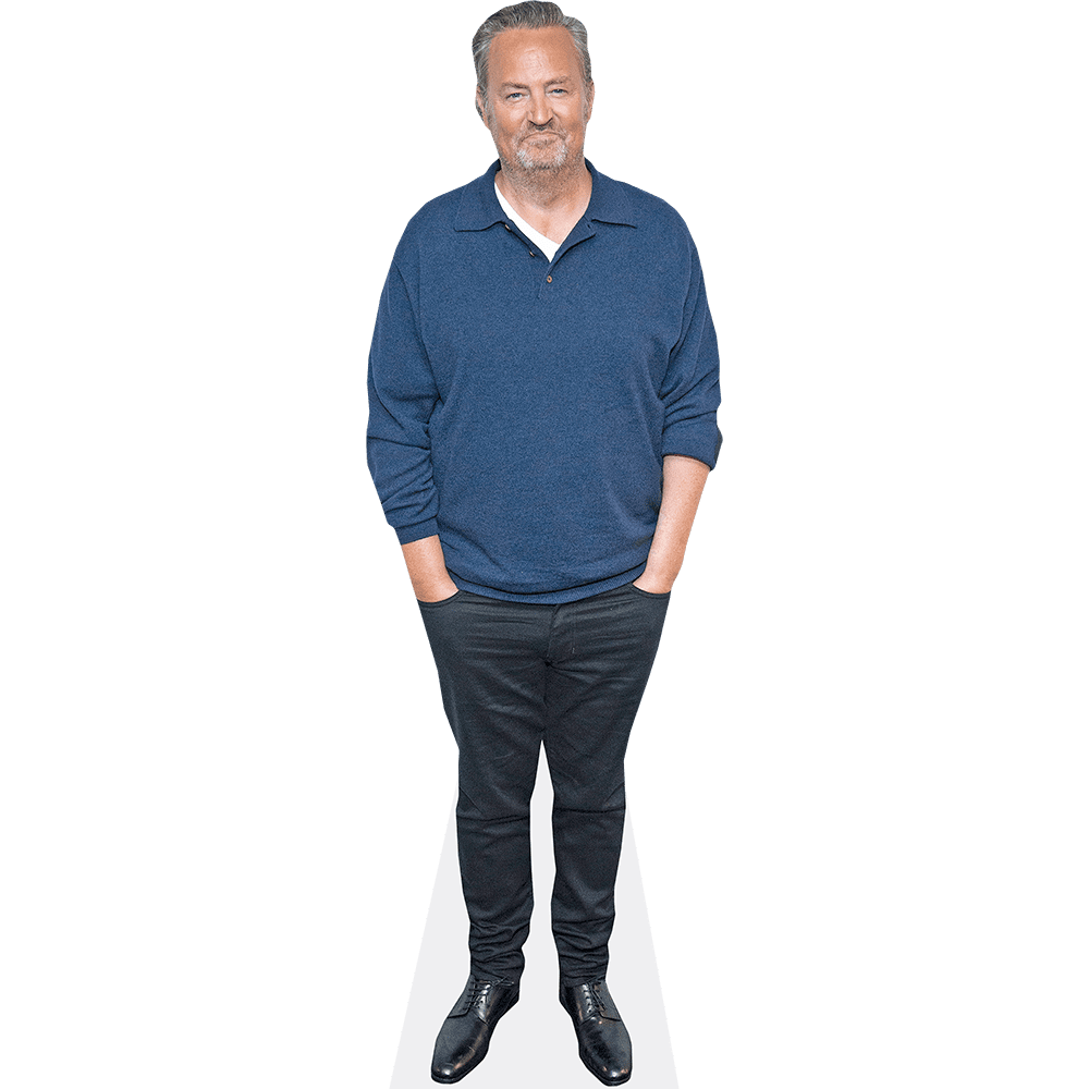 Matthew Perry (Blue Top) Mini Size Cutout. Standee. - Walmart.com