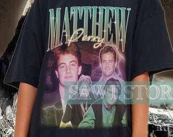 Matthew Perry Retro T-Shirt - Matthew Perry Meme Shirt, Matthew Perry ...