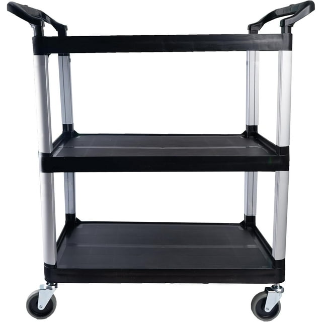 Matthew Plastic Large Utility Carts with Wheels,Heavy Duty 400lbs ...