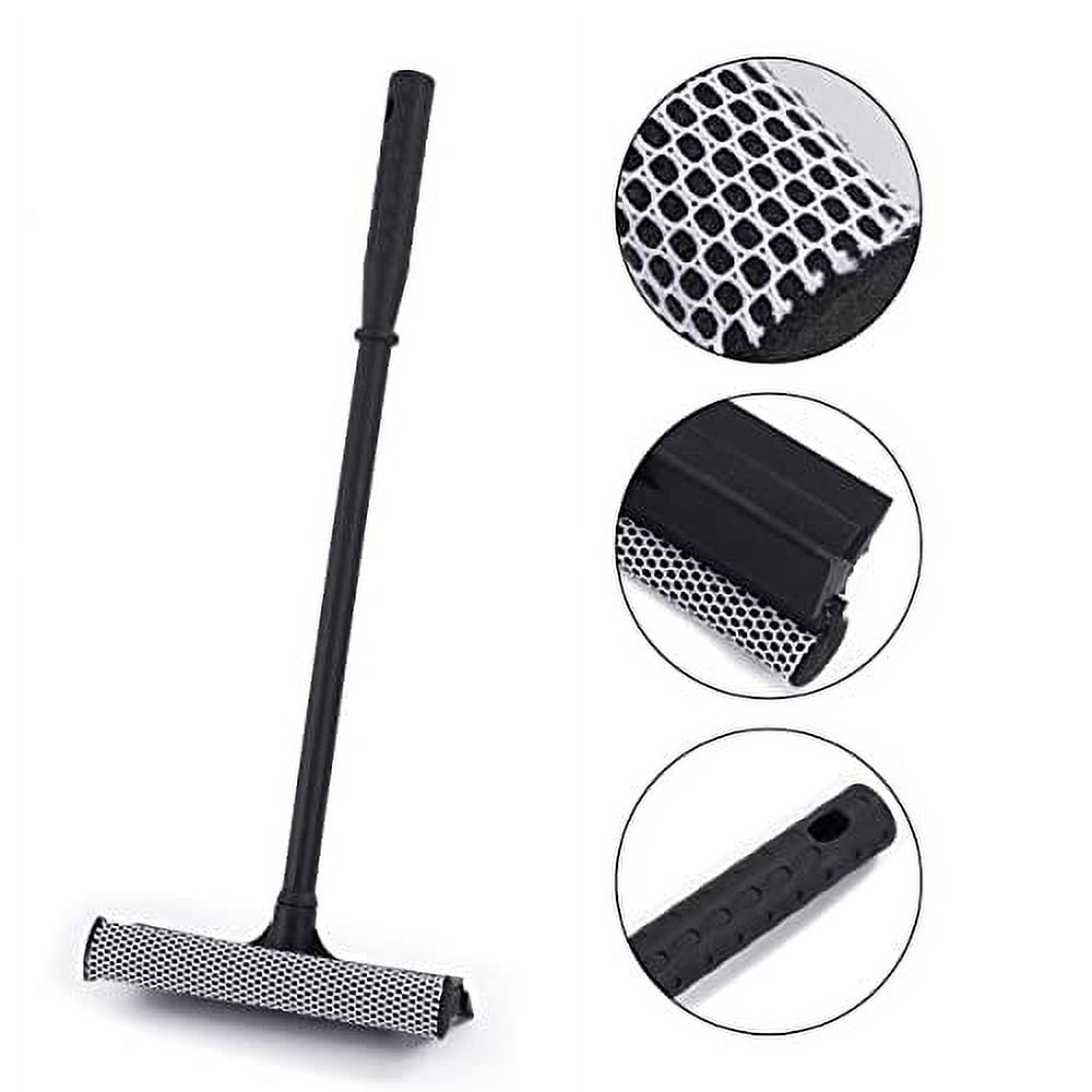 Matthew All Purpose Window Squeegee w/Premium Microfiber Cloth 3Pcs,Car ...